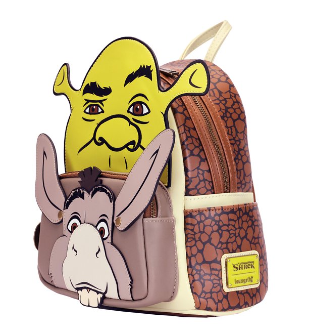 Loungefly Shrek And Donkey Cosplay Mini Backpack