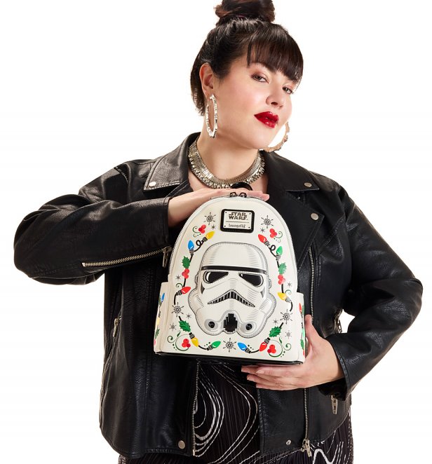 Loungefly Star Wars Stormtrooper Holiday Mini Backpack