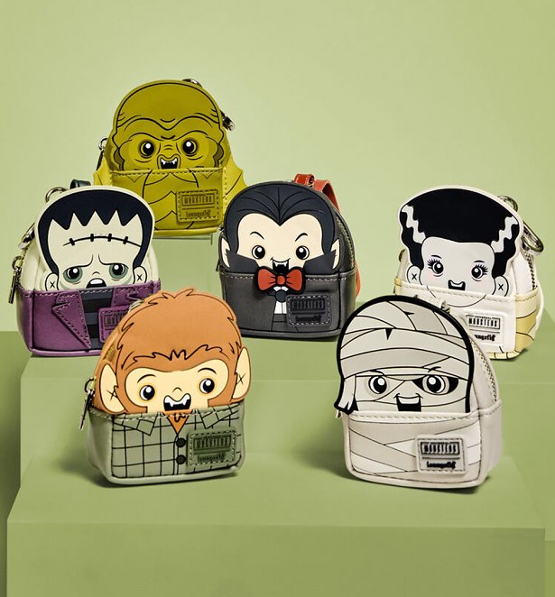 Loungefly Universal Monsters Mystery Mini Backpack Keychain Charm