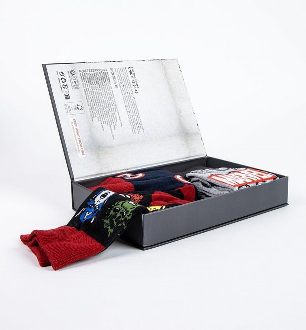 Marvel Set Of 3 Socks