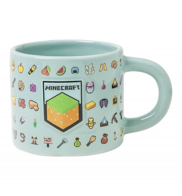Minecraft Symbols Embossed Mug