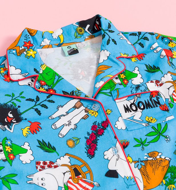 Moomin Great Outdoors Shirt And Shorts Pyjama Set In Bag