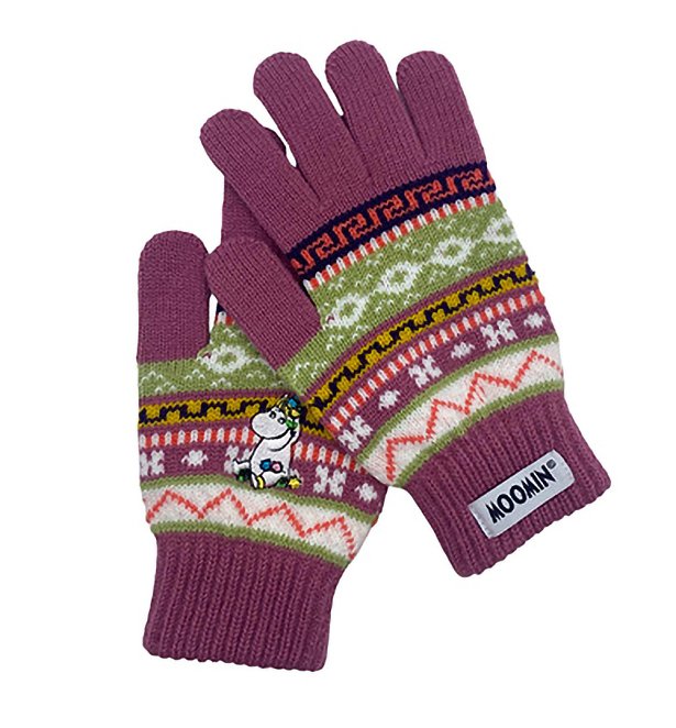 Moomin Snorkmaiden Fair Isle Gloves from House Of Disaster