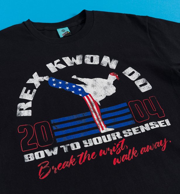 Napoleon Dynamite Inspired Rex Kwon Do Black T-Shirt