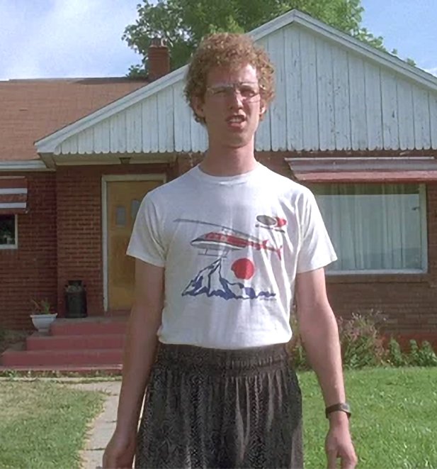 Napoleon Dynamite Inspired Air Services International White T-Shirt
