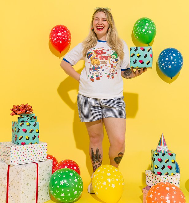 Rainbow Brite Birthday Party Ringer T-Shirt