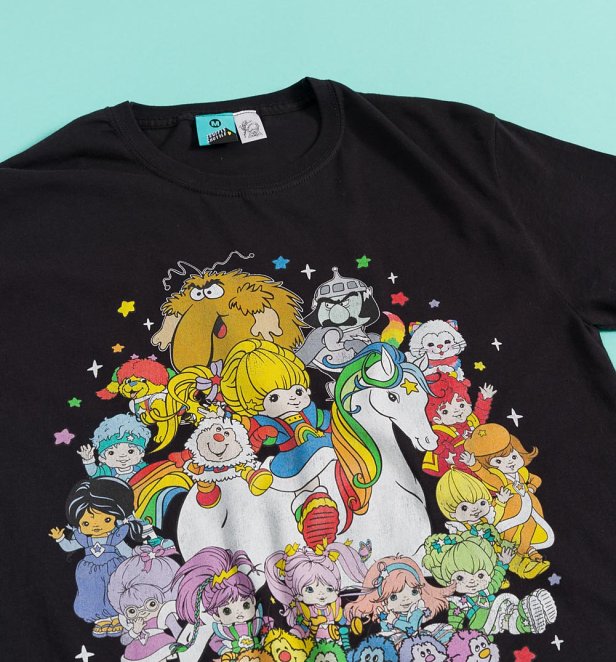 Rainbow Brite Heroes And Villains Black T-Shirt