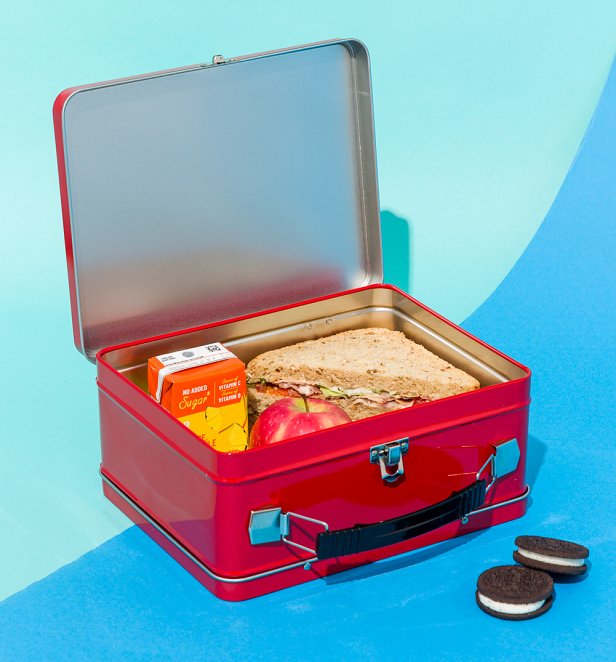 Rainbow Brite Retro Red Metal Lunch Box