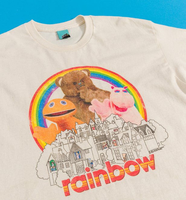 Rainbow Zippy Bungle And George Natural T-Shirt