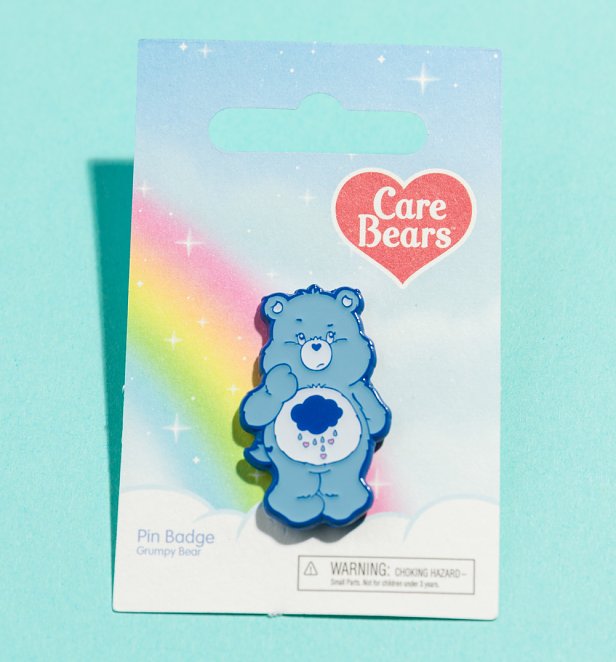 Retro Care Bears Grumpy Bear Pin Badge