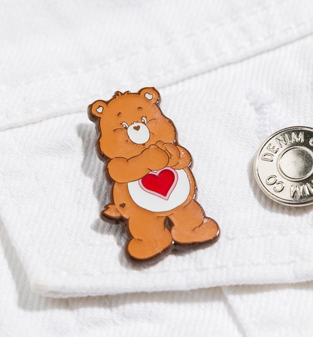 Retro Care Bears Tenderheart Bear Pin Badge