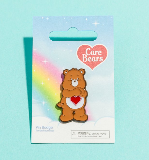Retro Care Bears Tenderheart Bear Pin Badge