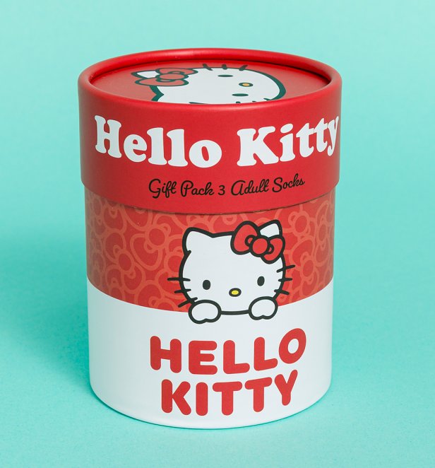 Sanrio Hello Kitty Set Of 3 Socks