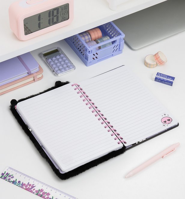 Sanrio Kuromi Fluffy Notebook