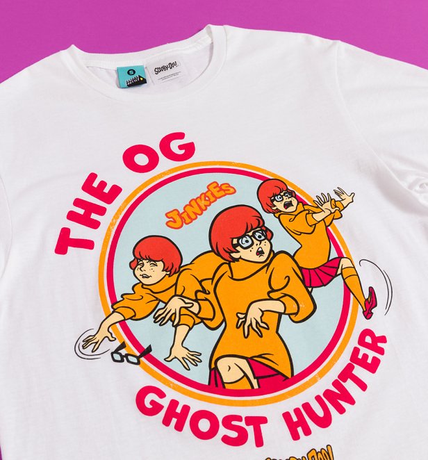 Scooby-Doo Velma OG Ghost Hunter White T-Shirt