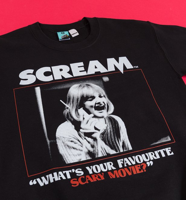 Scream What's Your Favourite Scary Movie Black Sweater
