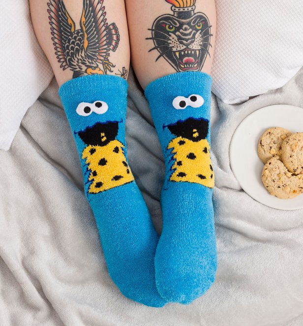 Sesame Street Cookie Monster Cosy Socks