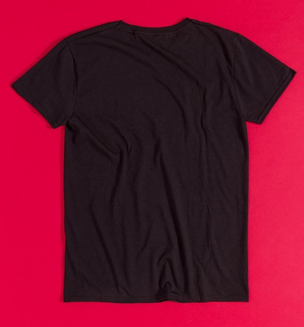 Sesame Street Back In Red Elmo Black T-Shirt