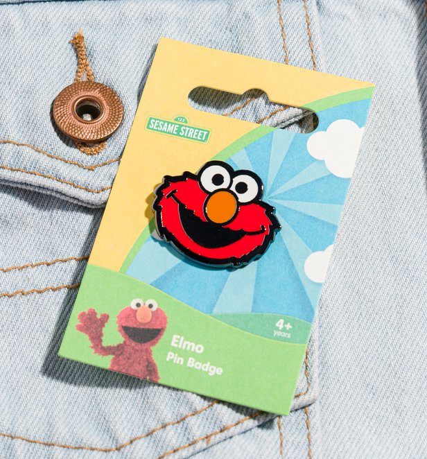 Sesame Street Elmo Pin Badge