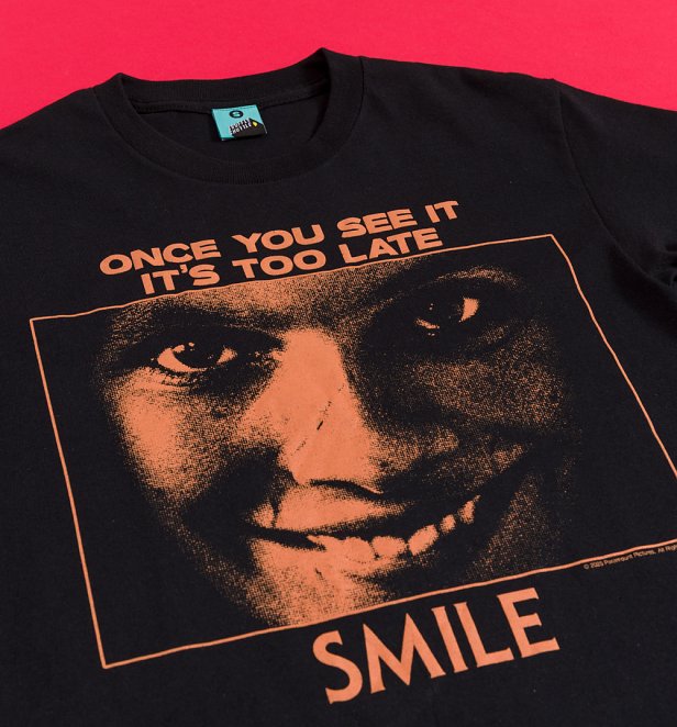 Smile Once You See It Black T-Shirt