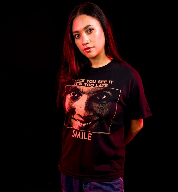 Smile Once You See It Black T-Shirt