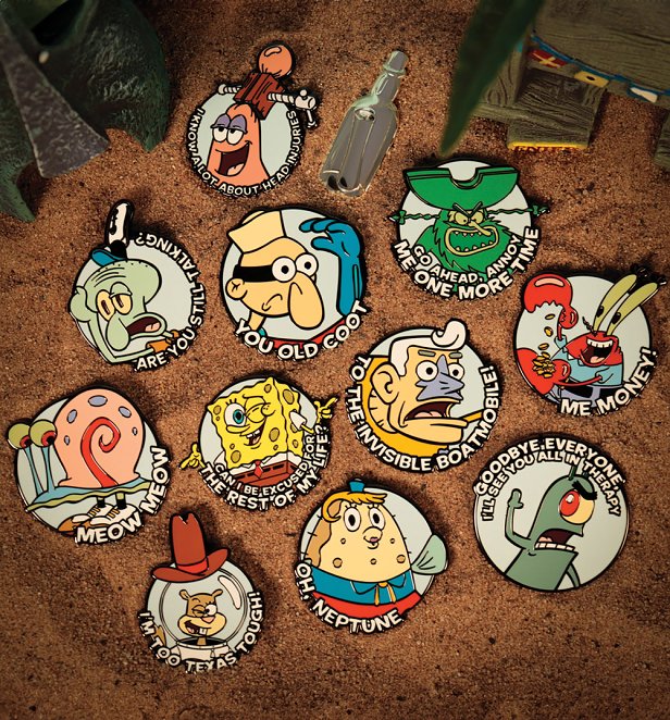 SpongeBob SquarePants Mystery Pins