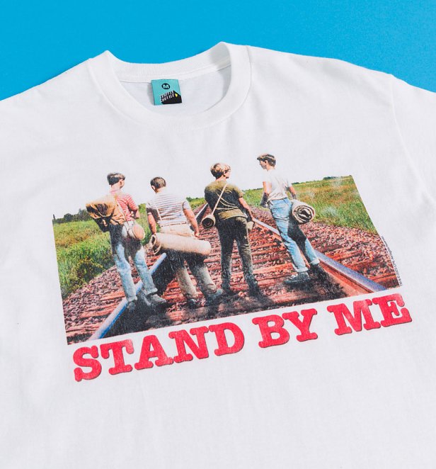 Stand By Me Rail Tracks Scene White T-Shirt