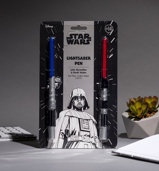 Star Wars Set Of 2 Lightsaber Pens