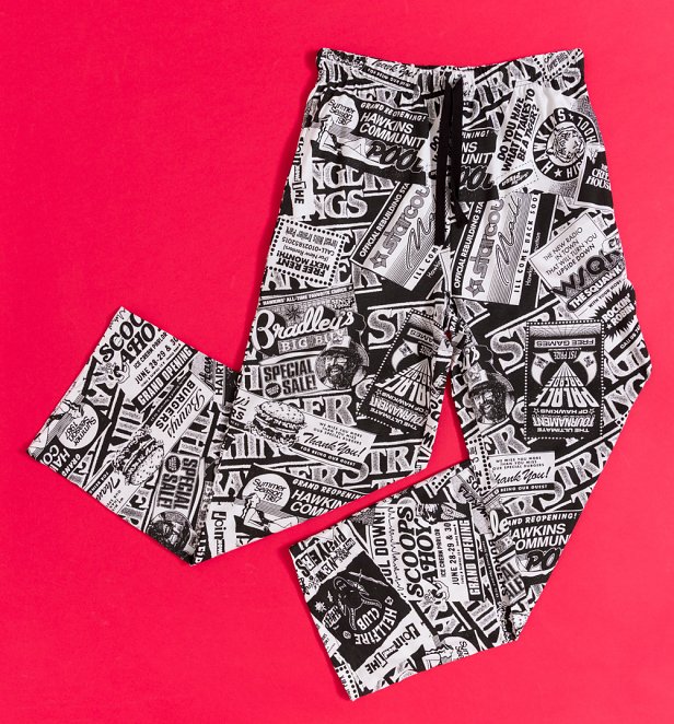 Stranger Things Adverts Montage Lounge Pants