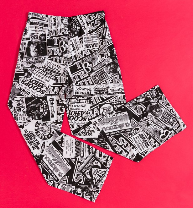 Stranger Things Adverts Montage Lounge Pants