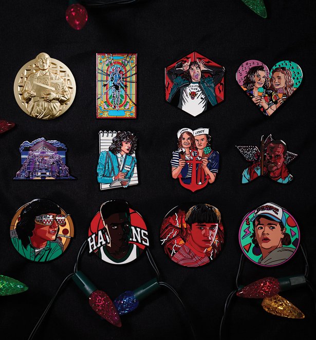 Stranger Things Mystery Pin Badges