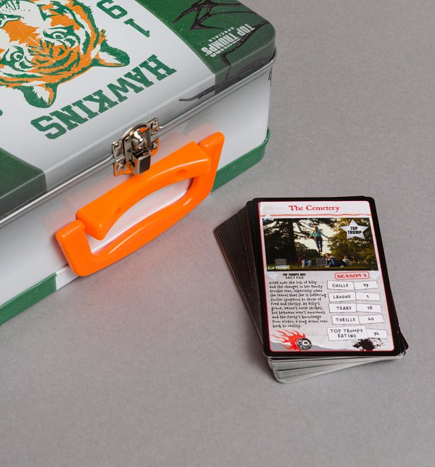 Stranger Things Top Trumps Collectors Lunch Box Tin