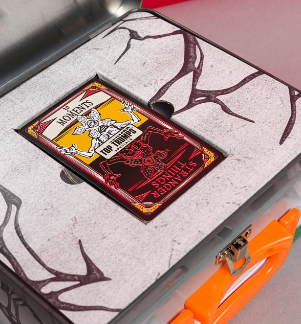 Stranger Things Top Trumps Collectors Lunch Box Tin