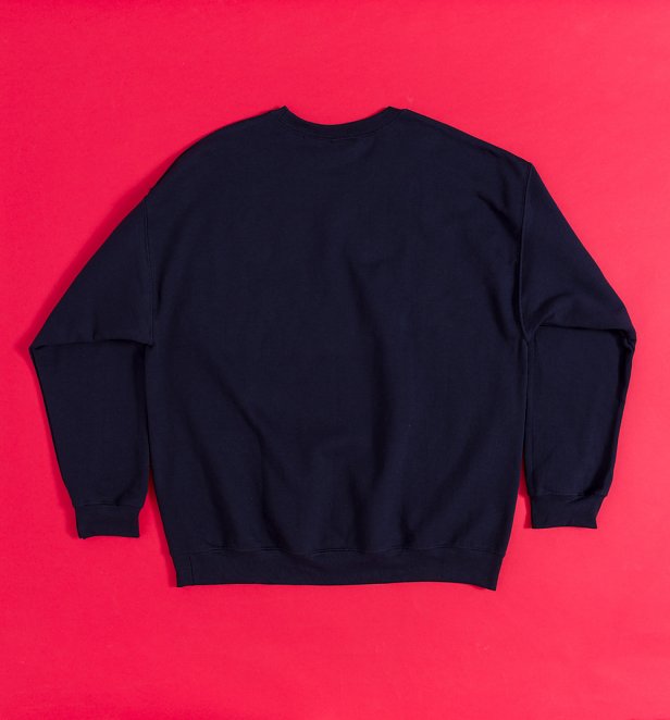 Stranger Things WSQK Logo Navy Sweater