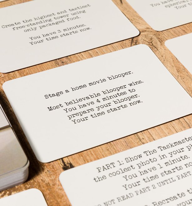 Taskmaster Card Game