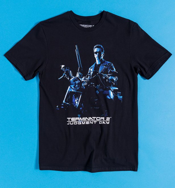 Terminator 2 Black T-Shirt