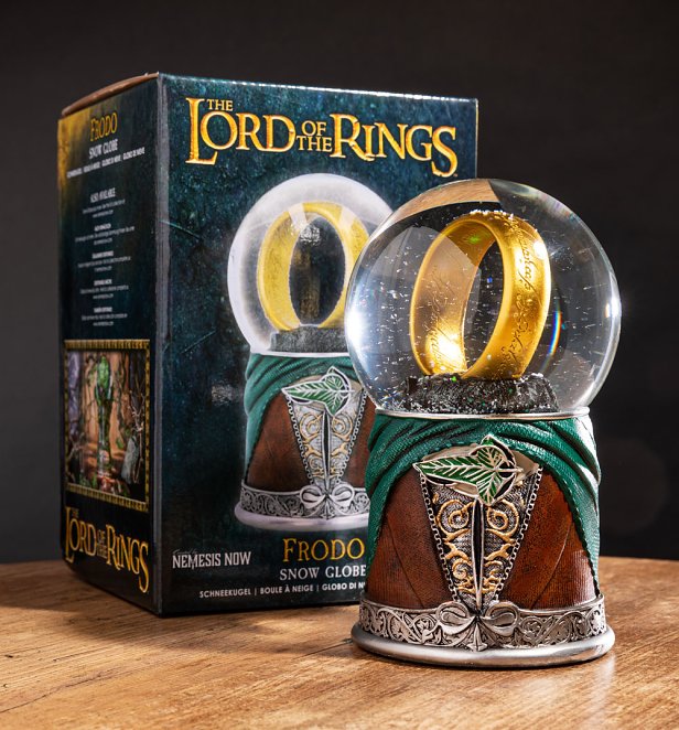The Lord Of The Rings Frodo Gold Ring Glitter Globe