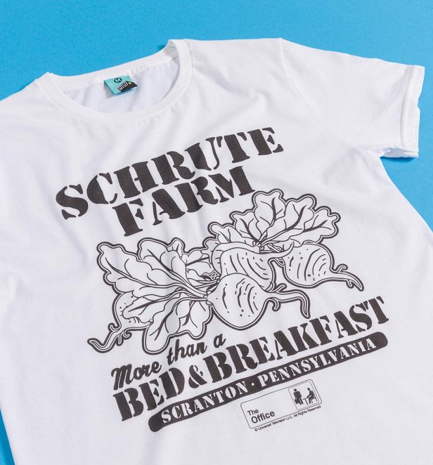 The Office Schrute Farm White T-Shirt