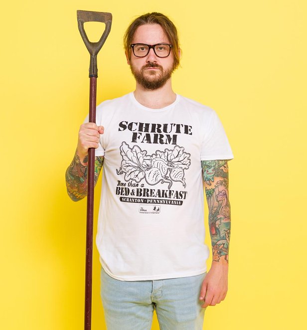 The Office Schrute Farm White T-Shirt