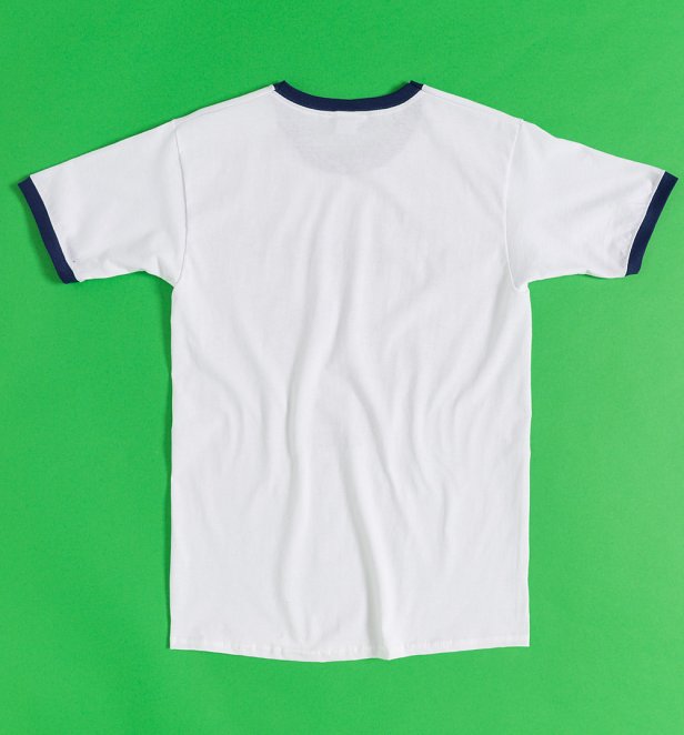 The Raccoons Bert White Ringer T-Shirt