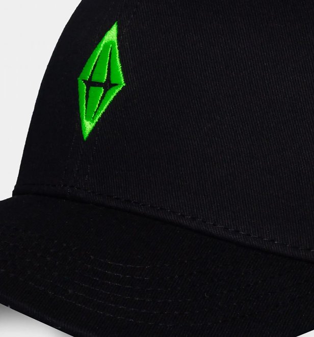 The Sims Plumbob Black Adjustable Baseball Cap
