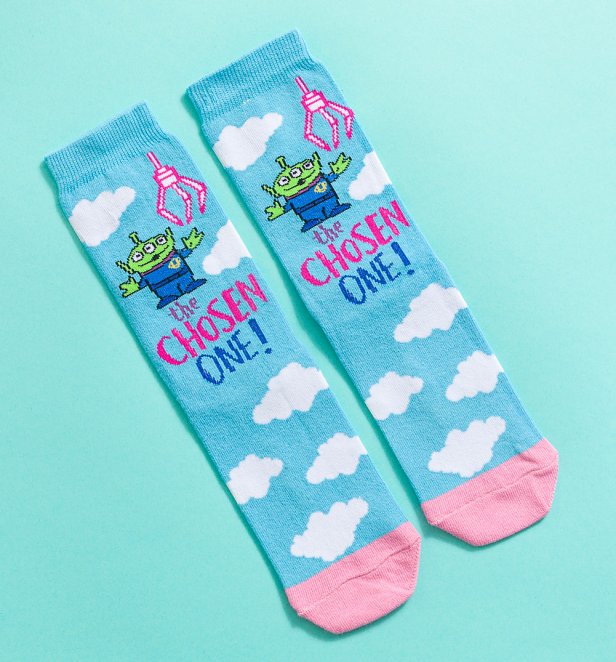 Toy Story Alien The Chosen One Socks