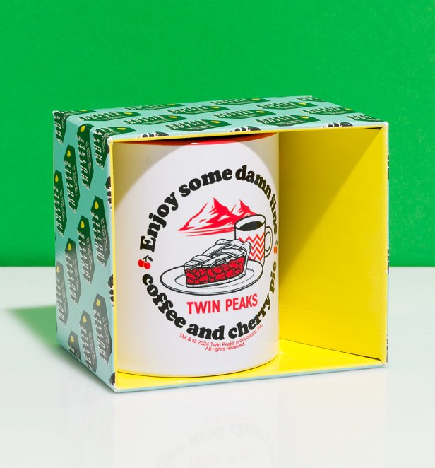 Twin Peaks RR Cafe Red Handle Mug