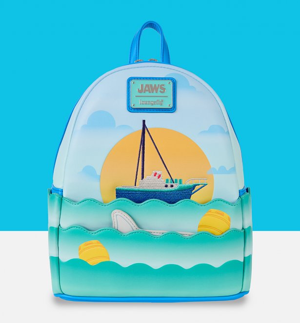 Loungefly Universal Jaws 50th Anniversary Mini Backpack