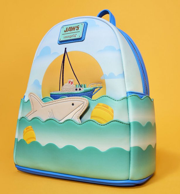 Loungefly Universal Jaws 50th Anniversary Mini Backpack