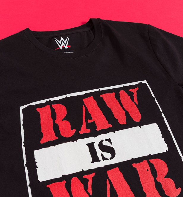 WWE Raw is War Black T-Shirt