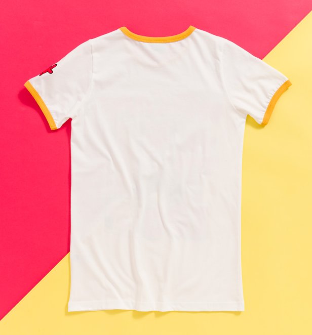 Wallace & Gromit Feathers Welcome To The Zoo Orange Ringer T-Shirt