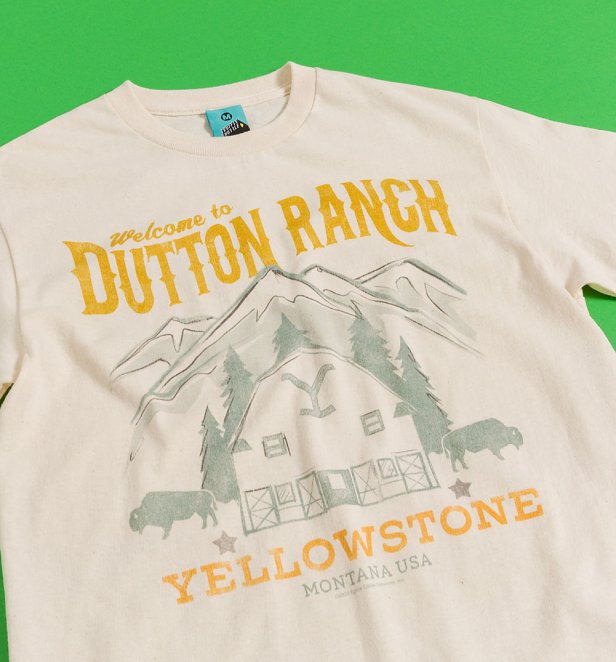 Yellowstone Welcome To Dutton Ranch Natural T-Shirt