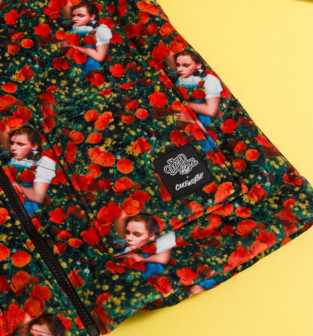 Wizard Of Oz Poppy Field Quilted Jacket from Cakeworthy