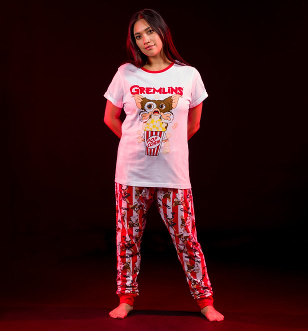 Women's Gremlins Gizmo Movie Night Pyjamas with Scrunchie
